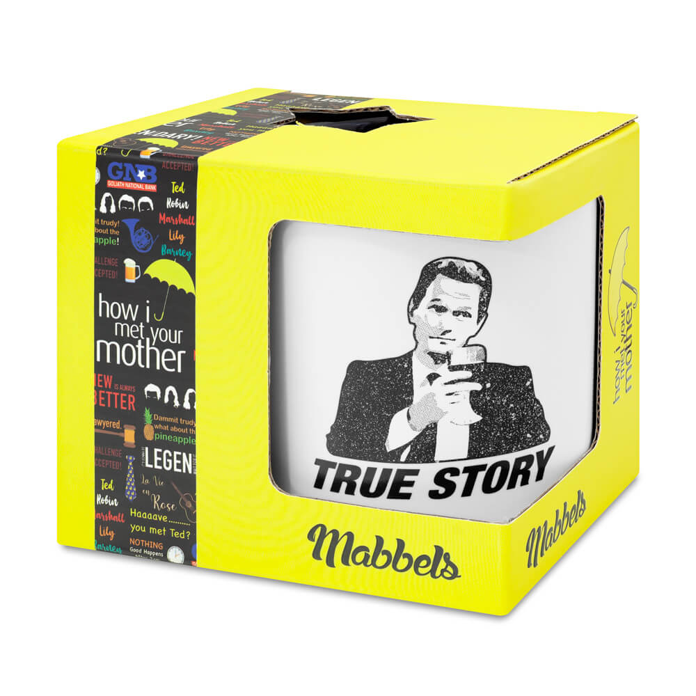 HIMYM - Barney Stinson True Story Mug Kupa - Muhiku