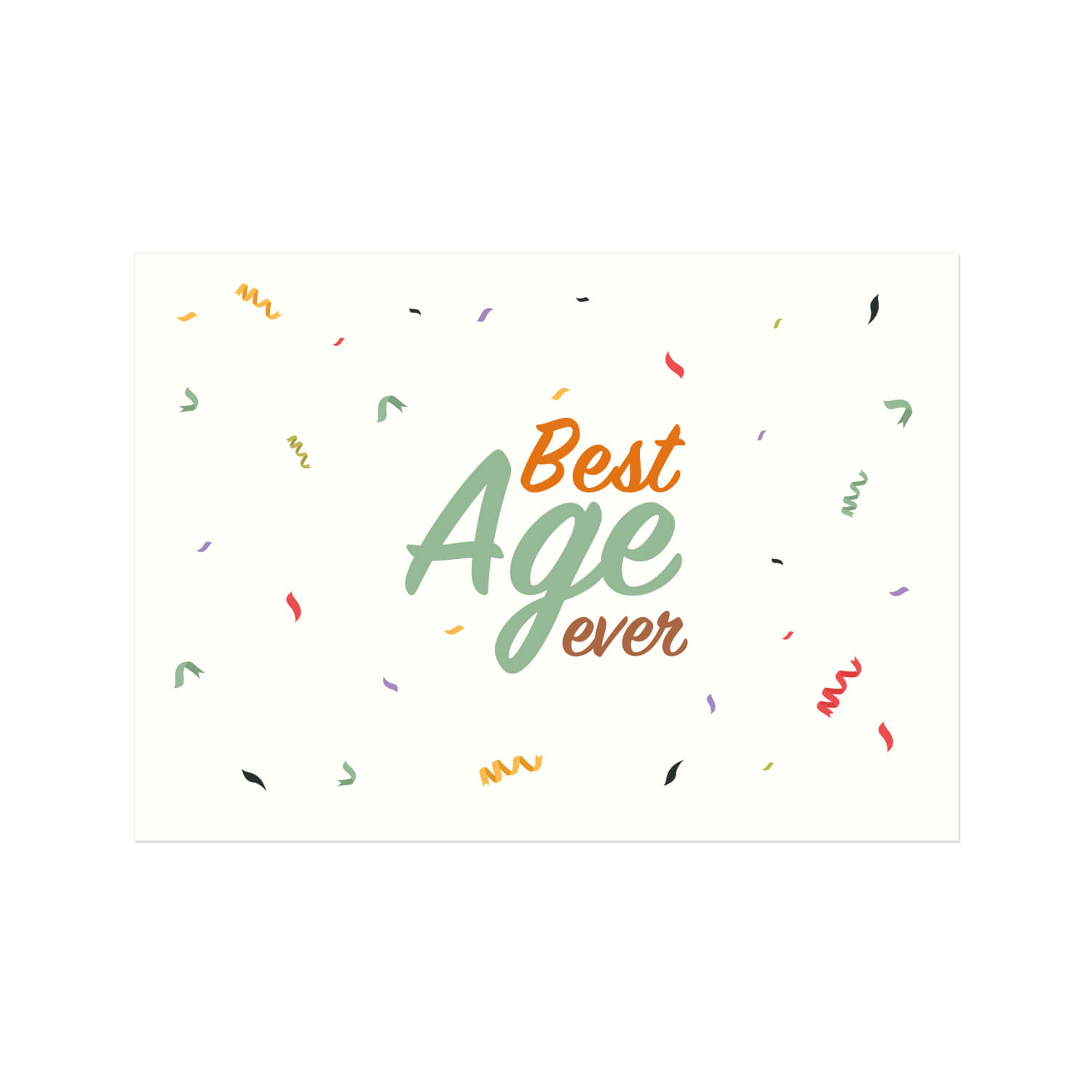 Best Age Ever Motto Kartı - Muhiku